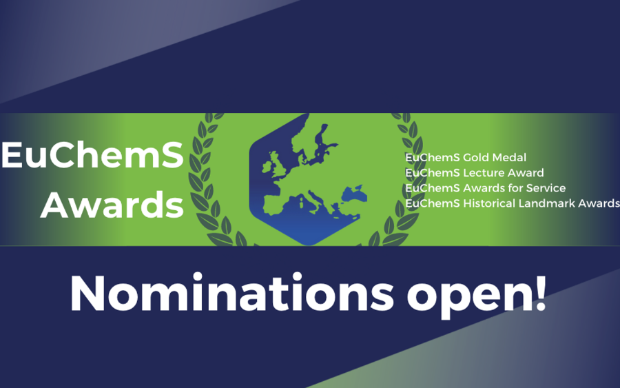 EuChemS Awards: calls for nominations approaching deadline - EuChemS Newsletters