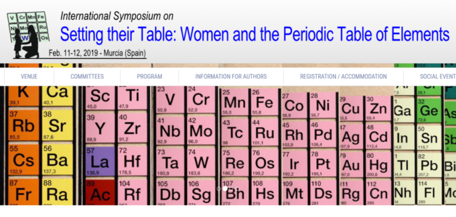 EuChemS Setting Their Table: Women and the Periodic Table. Call for abstracts. - EuChemS