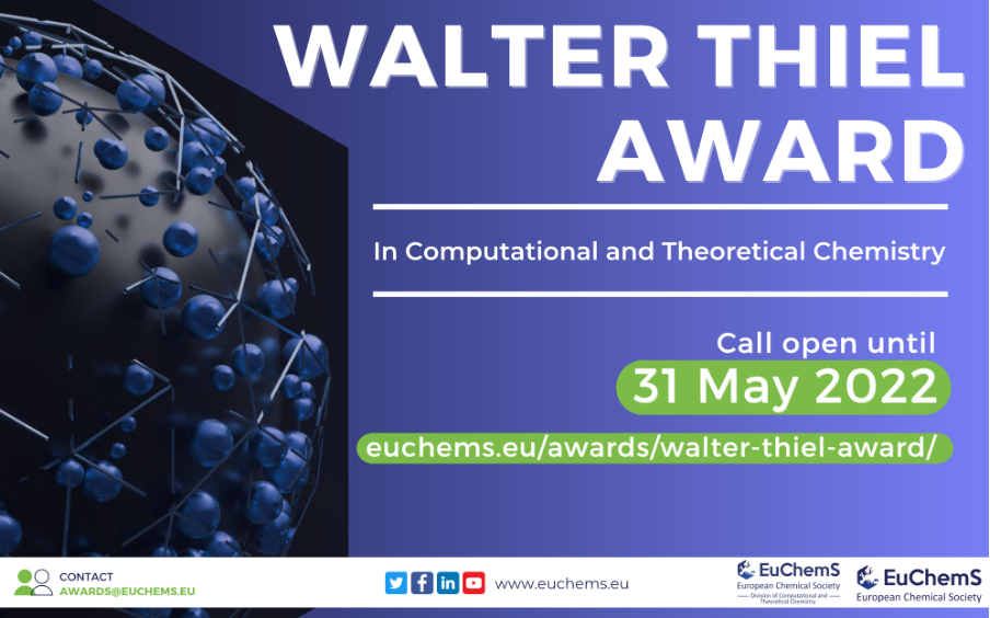 2022 EuChemS Walter Thiel Award In Computational and Theoretical ...