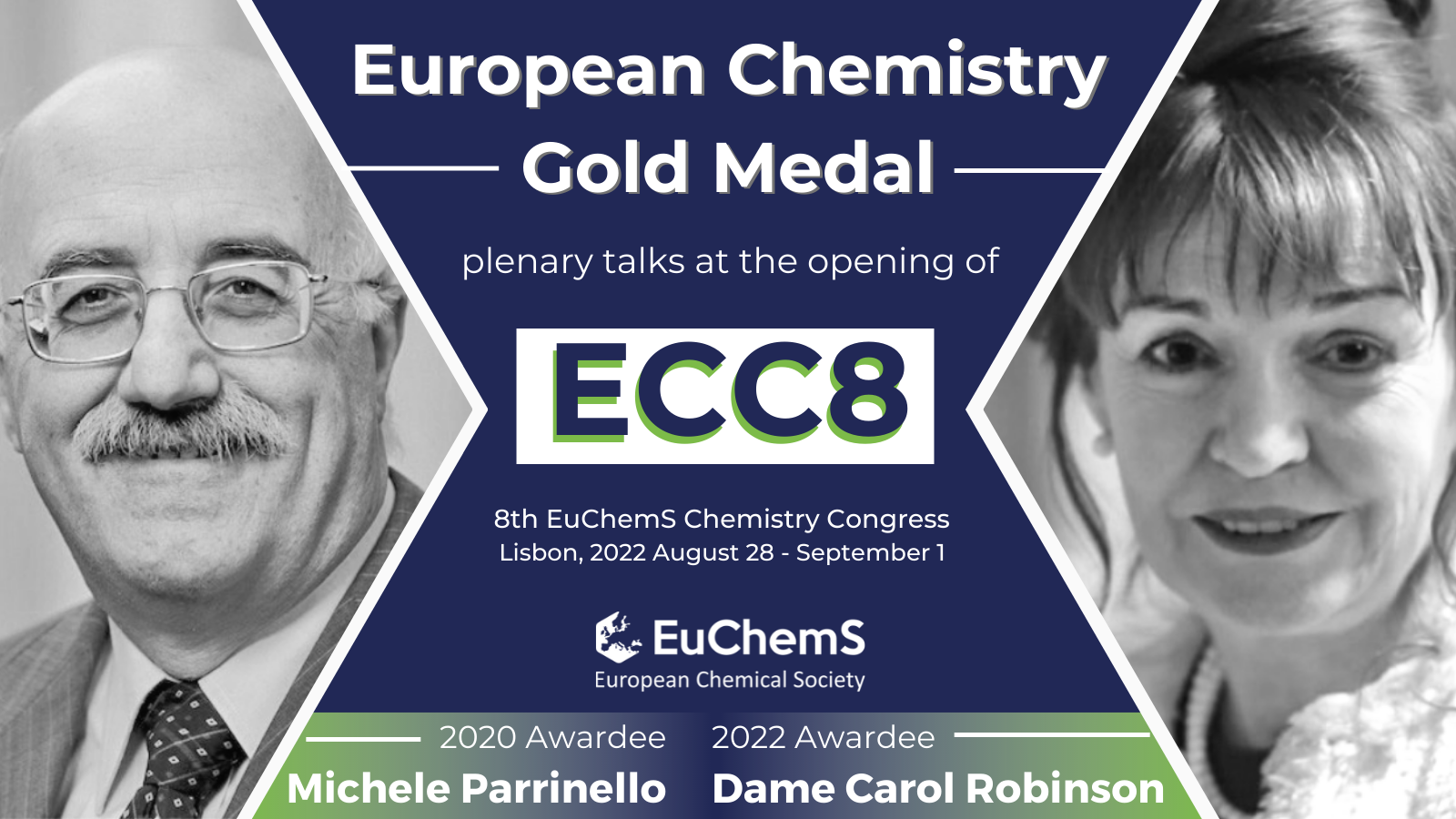 European Chemistry Gold Medal Awardees to give plenary talks at ECC8 - EuChemS