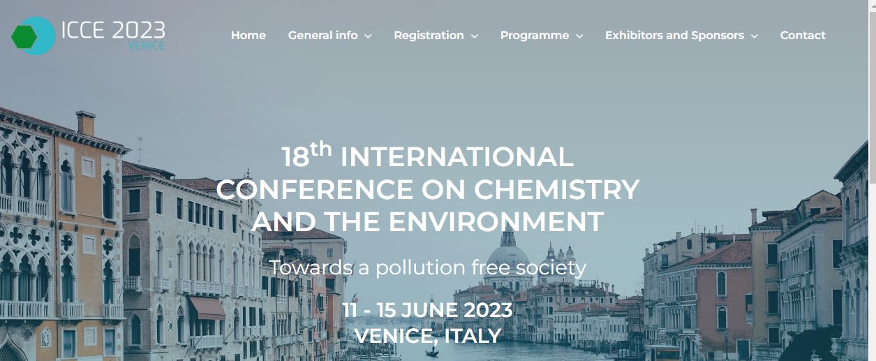 18th INTERNATIONAL CONFERENCE ON CHEMISTRY AND THE ENVIRONMENT ( ICCE 2023) - EuChemS