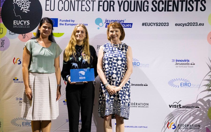 EuChemS EUCYS award received by Martyna Kniazevaitė - EuChemS