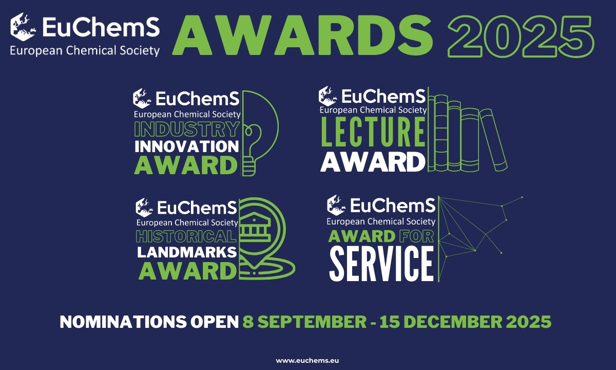 EuChemS announces the 2025 Awards - EuChemS